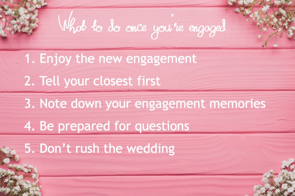 Newly Engaged? Here's What to do Once You're Engaged 💍